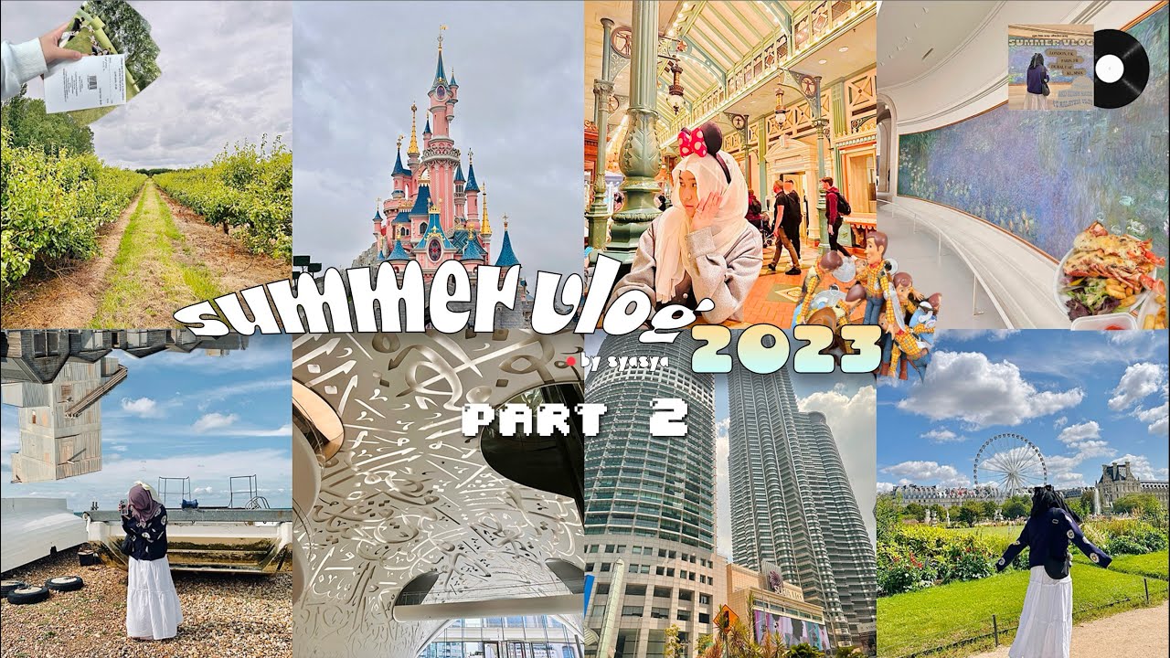 Summer vlog 2023 (part 2) 🎠: travelling back to Malaysia, Claude Monet ...