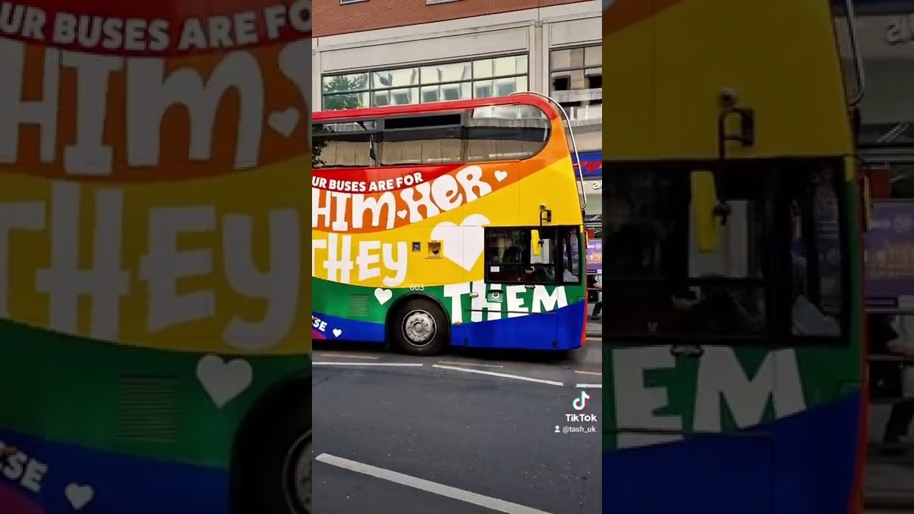 Gay Pride Bus. Nottingham #shorts - YouTube