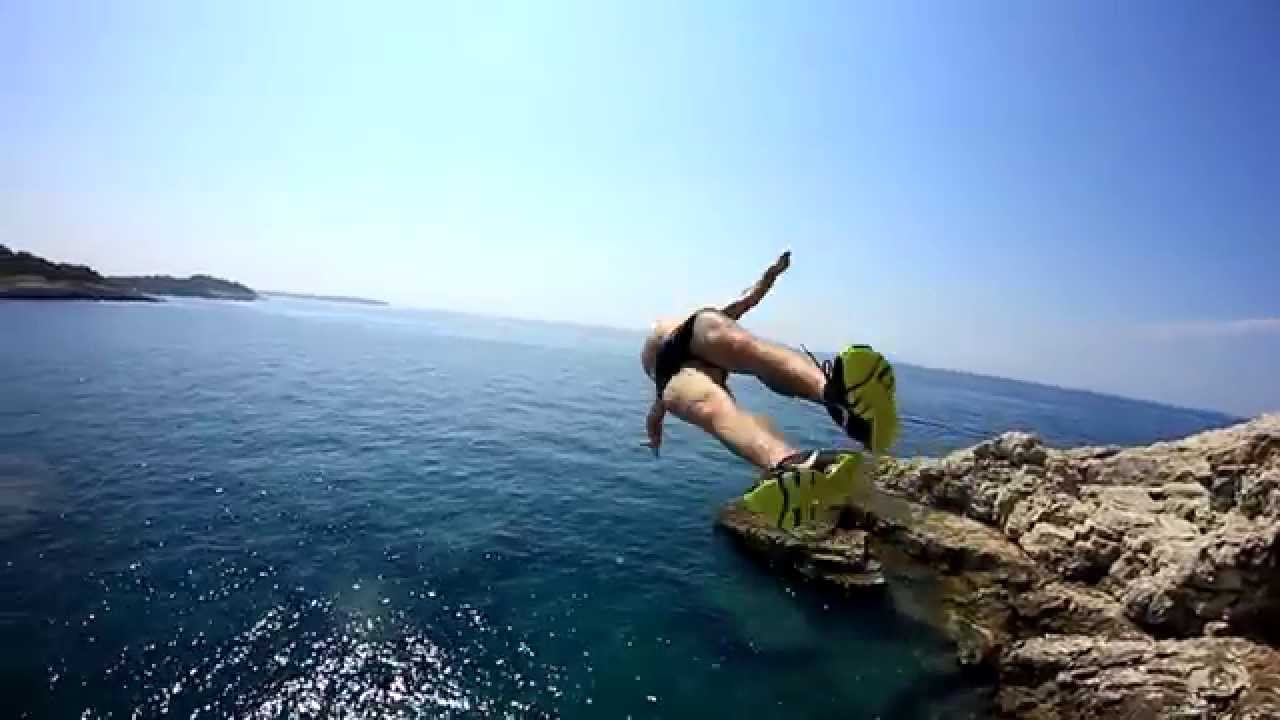 Cliff Jump Pula 2015. - YouTube