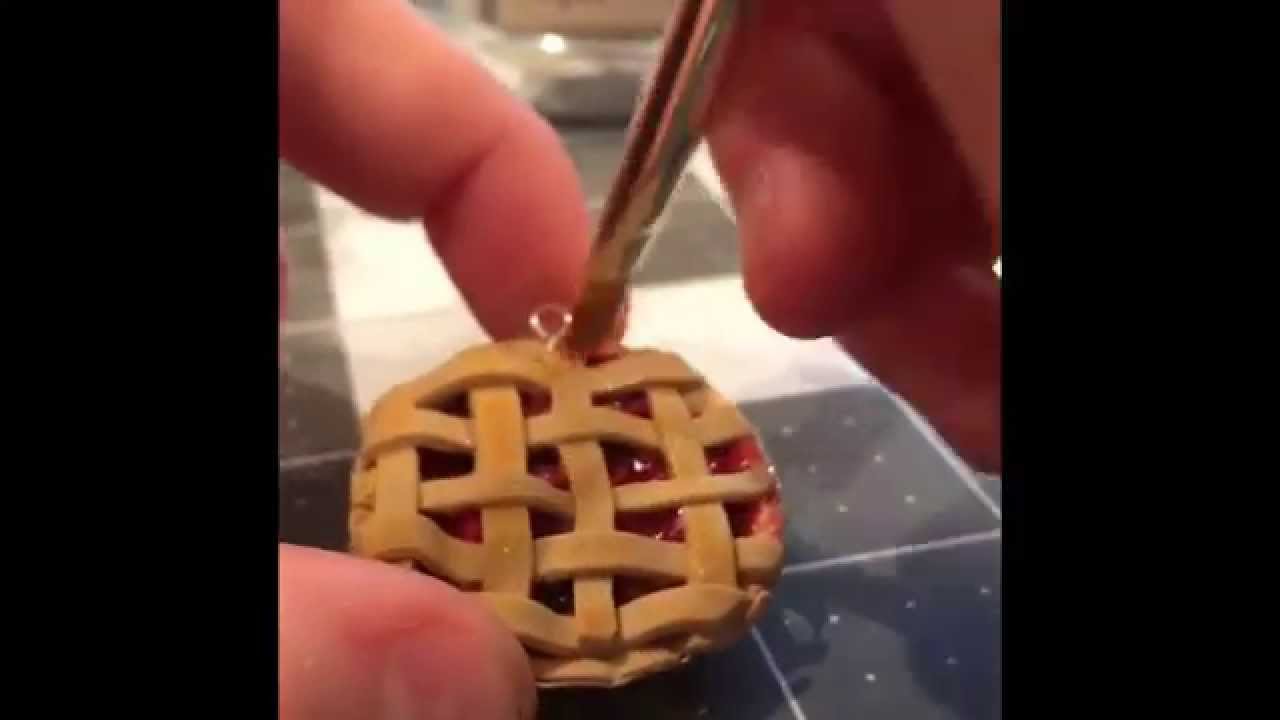 Polymer Clay Pie Tutorial - YouTube