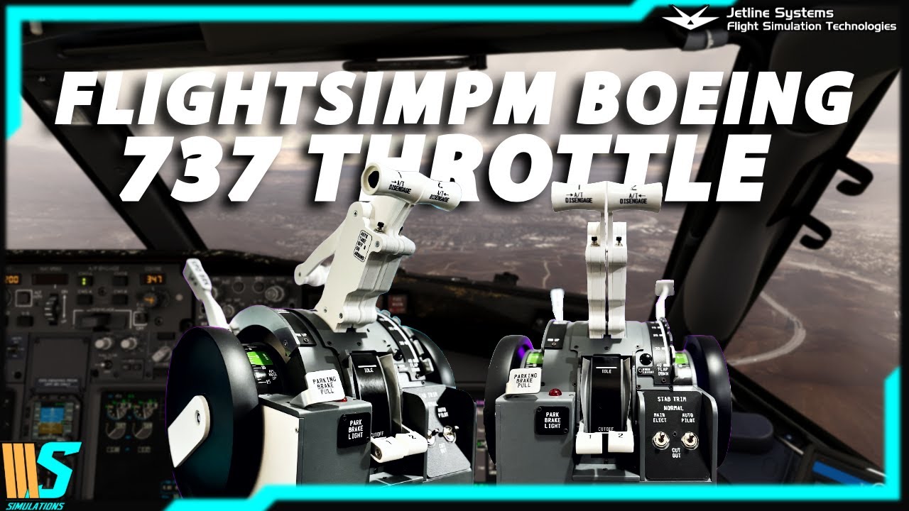 LIVE IN 4K!! **NEW BOEING 737 THROTTLE FROM FLIGHTSIMPM | PMDG B738 ...