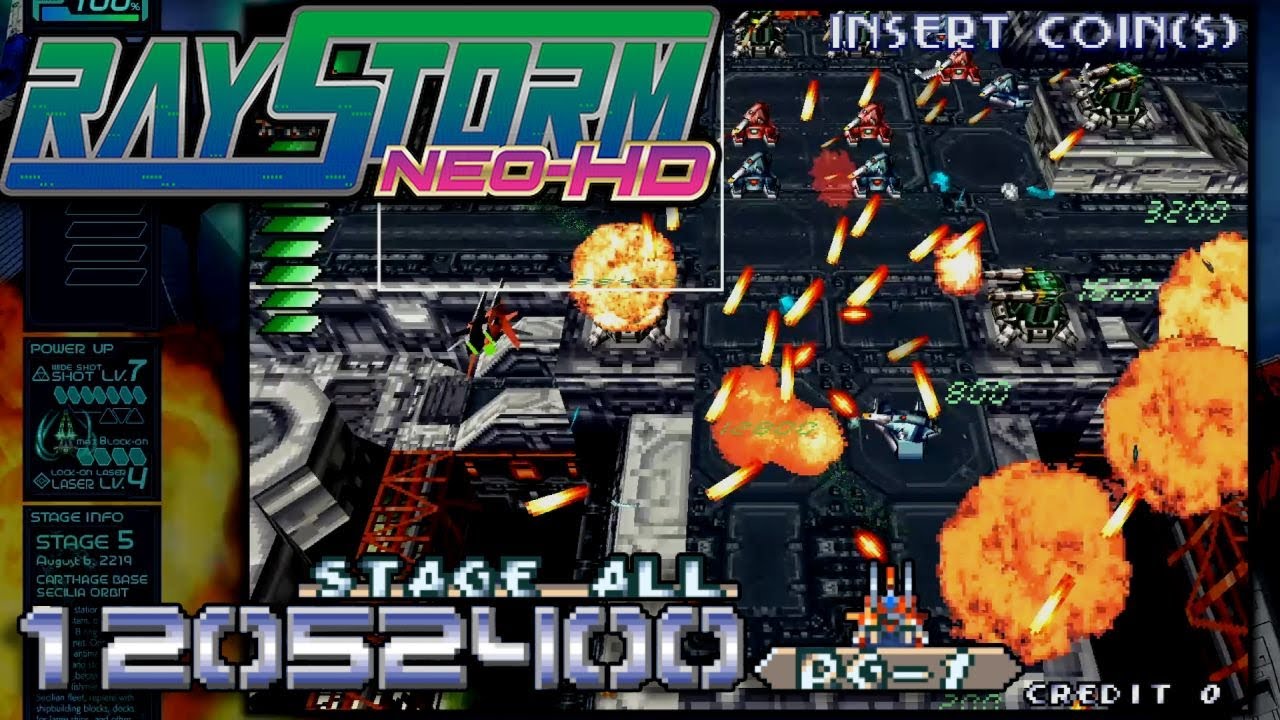 [PS4] RayStorm NEO-HD - 1CC - 12,052,400 Pts (R-GRAY1) - YouTube