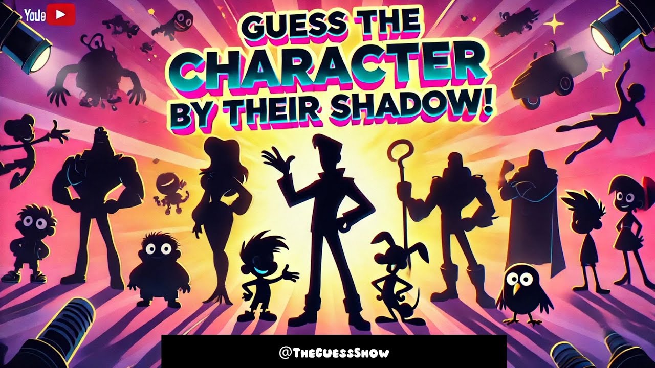 Guess the Cartoon Character by Their Shadow! - YouTube