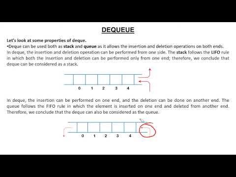 7- Dequeue ( Double ended queue) - YouTube