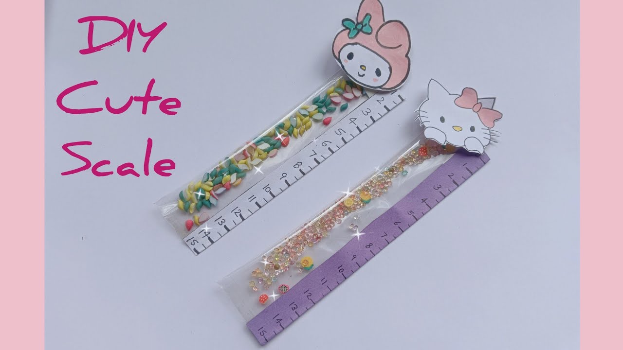 DIY Cute Craft | Cute Scale Craft | DIY school Supplies - YouTube