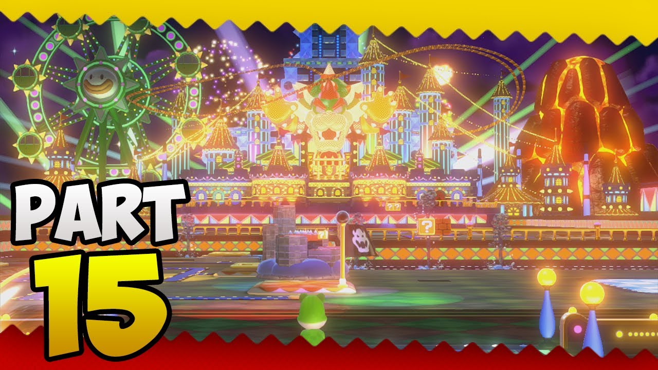 Super Mario 3D World : Part 15 - Welcome To Bowser Land - YouTube
