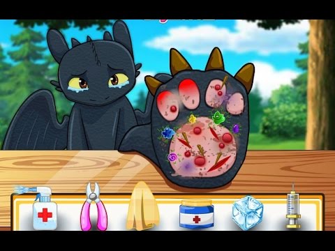 Toothless Claws Doctor - Dreamworks Dragons Games 2015 - YouTube