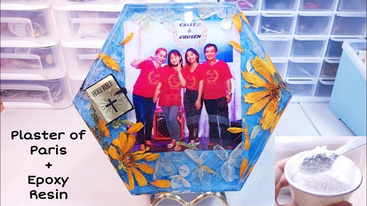 I used Plaster of Paris as base for my Epoxy Resin Bookend Project ...