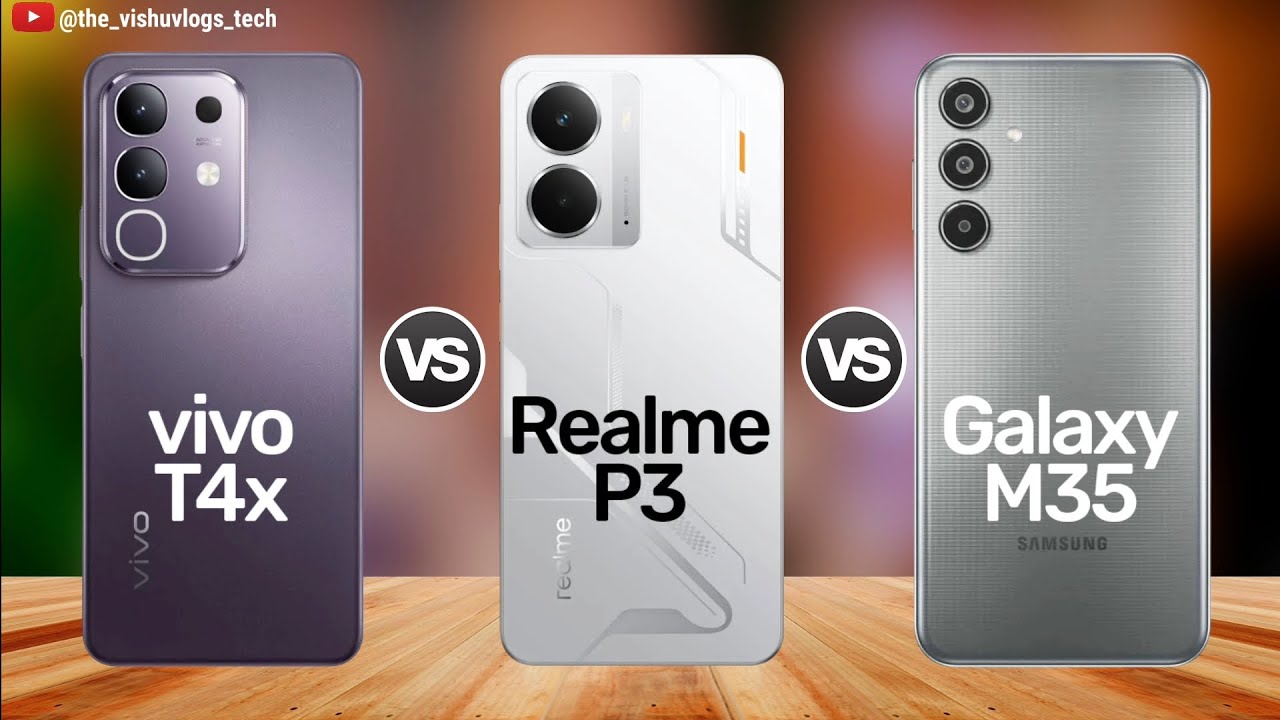TOP 3 Phone Under 15k; ⚡ Vivo T3x vs Realme P3 vs Galaxy M35 - FULL ...