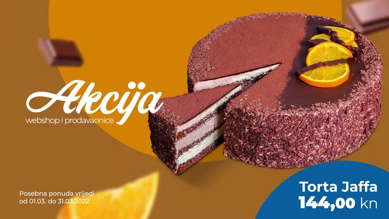 Mlinar torta na akciji - Torta Jaffa - YouTube