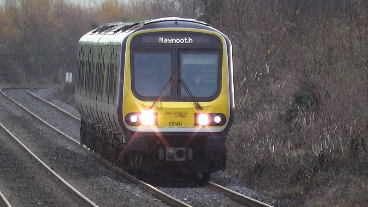 IE 29000 Class DMU Train number 29101 - Ashtown Station, Dublin - YouTube