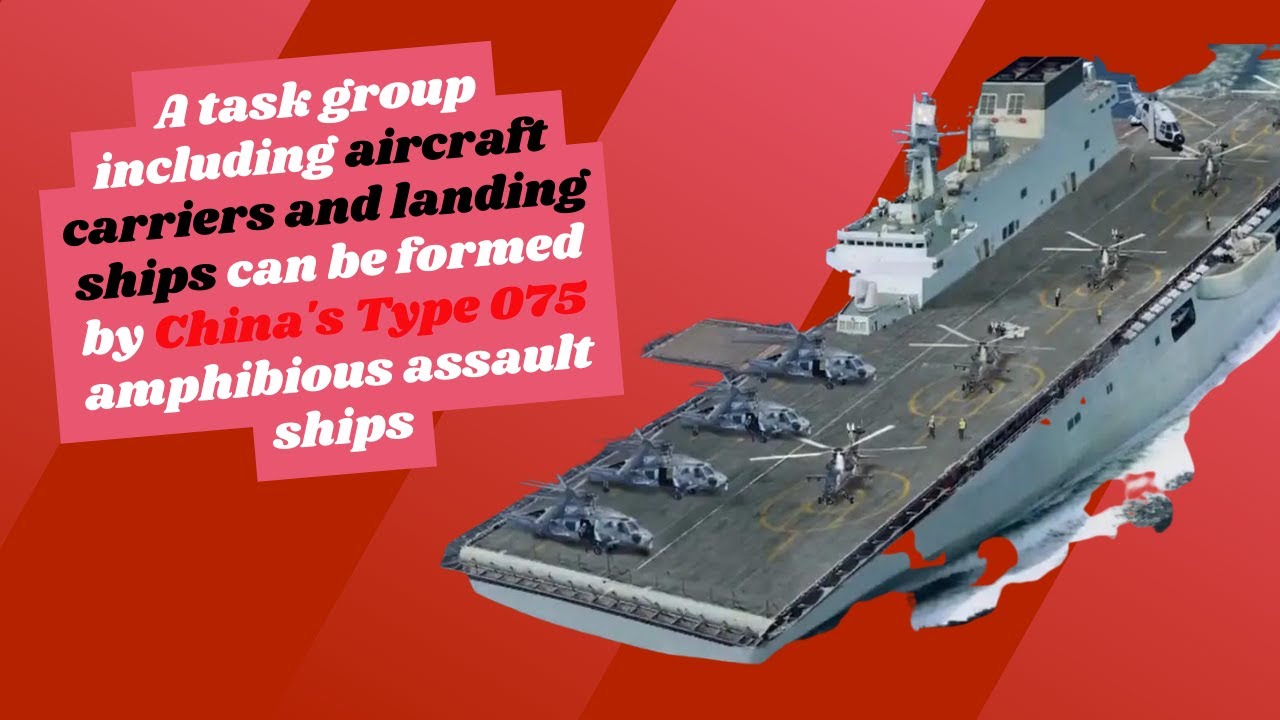Aircraft carriers and landing ships can be formed by China's Type 075 ...