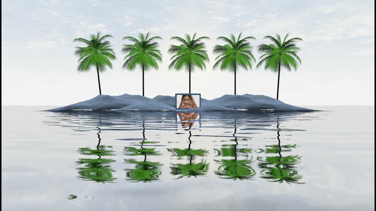 New Motion Wedding Frame Blue Screen Video Effect Full HD Blue Screen ...