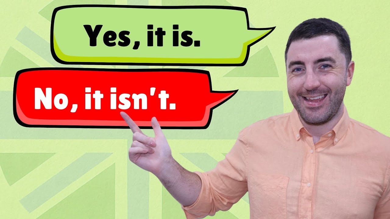 Yes, it is. No, it isn’t. | Learn English Grammar the Easy Way (A1 ...