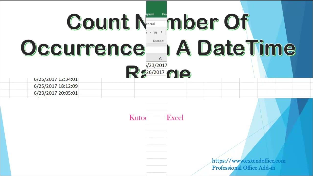 How To Count Number Of Occurrence In A Datetime Range In Excel YouTube how-to-count-number-of-occurrence-in-a-datetime-range-in-excel-youtube