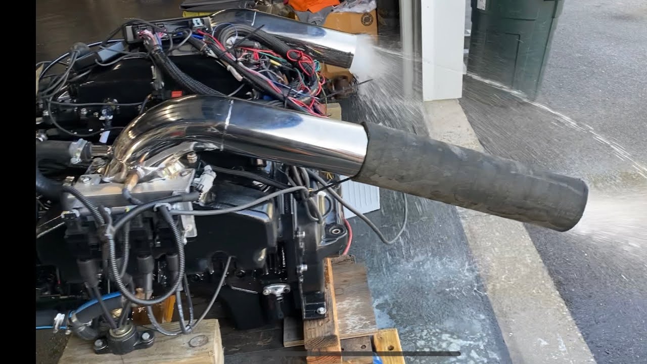 The motor sounds great! LSA Swapped Boat Engine! - YouTube
