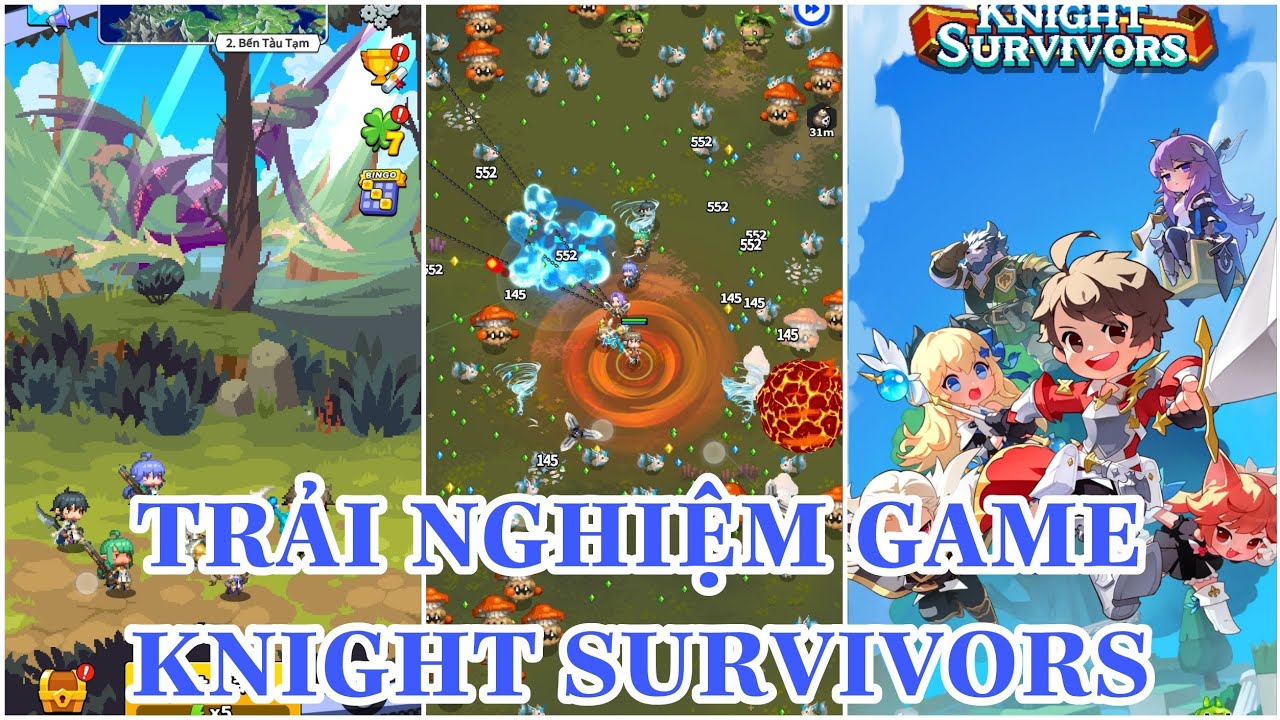 Trải nghiệm game Knight Survivors game hành động sinh tồn cho bạn hóa ...