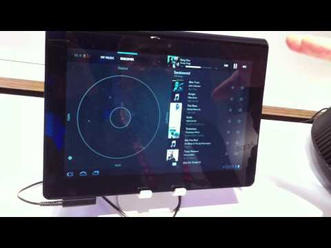 Habu mood-based music playlist app at CES 2012