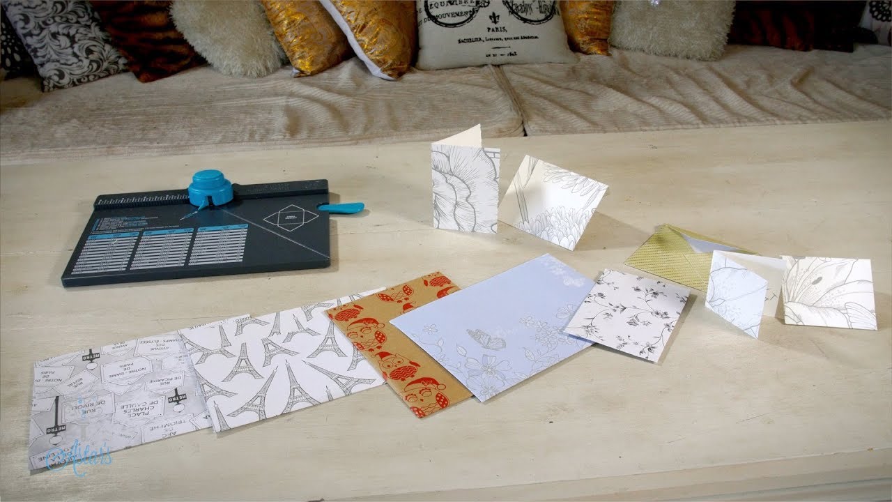 How to Make Envelopes Using a Punch Board - YouTube