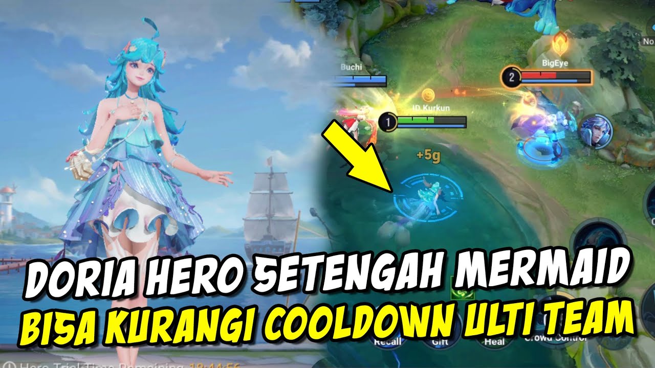 DOLIA HERO BARU, BISA BERUBAH JADI MERMAID !!! - Honor of Kings ...