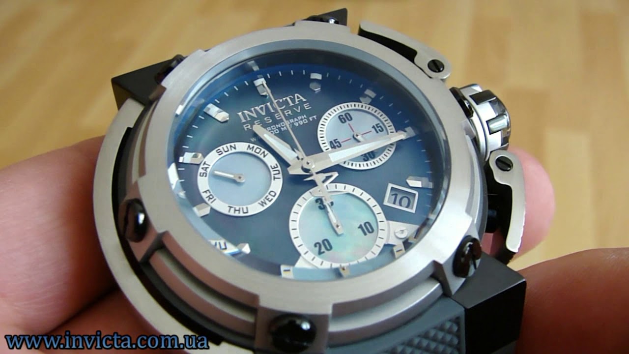 Invicta 18344 Imperious X-Wing Chronograph Swiss Made 300m - YouTube