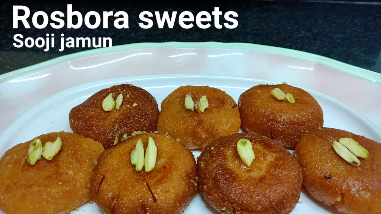 Easy rava sweets/sooji sweets/semolina sweets/Rosbora sweet/Diwali ...