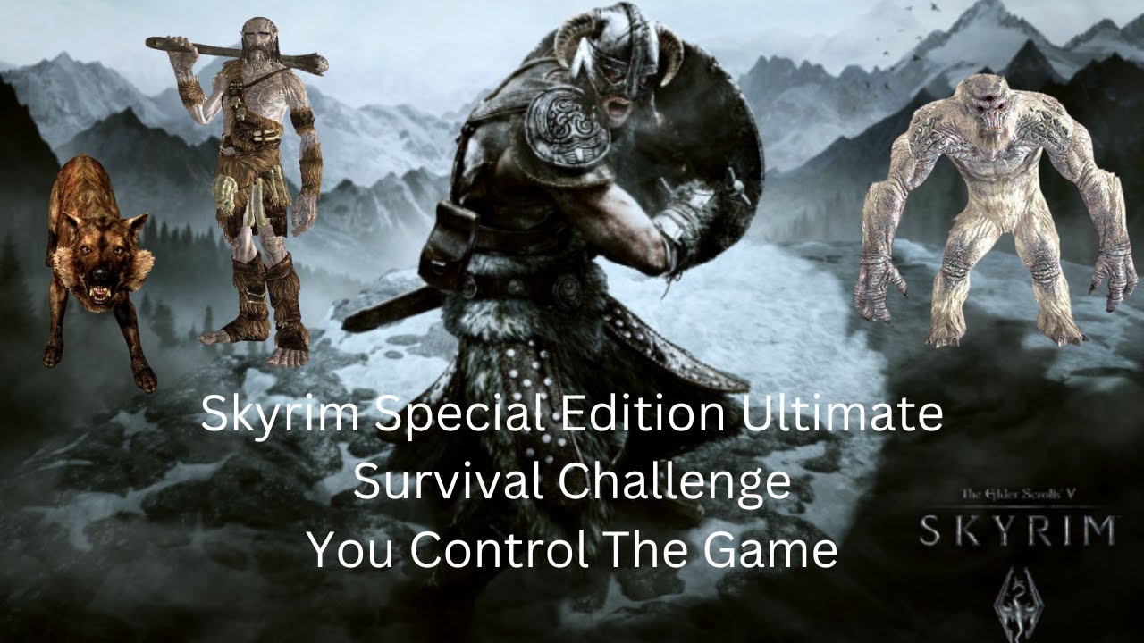Skyrim Special Edition, You control the game | Commands in description ...