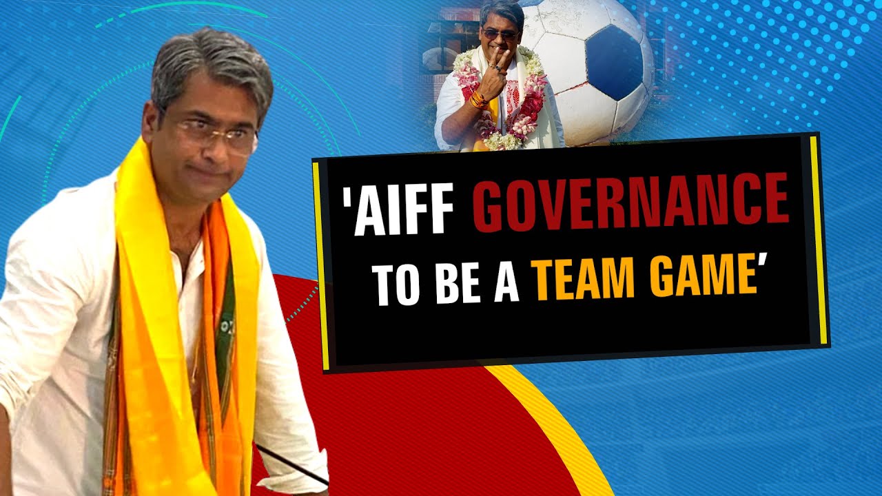 Kalyan Chaubey first Indian footballer to become AIFF president - YouTube