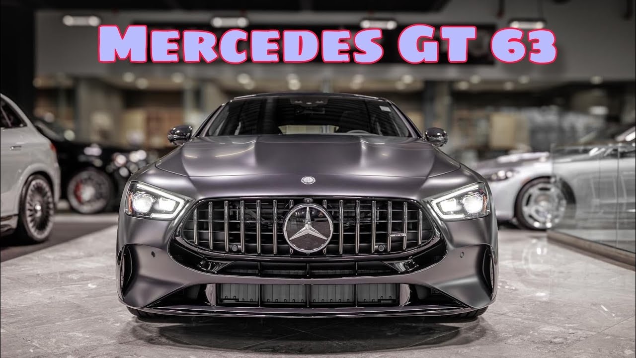 2024 Mercedes GT63 car | Luxury #car Mercedes GT63 review with Dee hall - YouTube