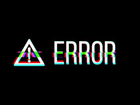 Error system - No Copyright, Copyright Free Videos, 4k, 5-seconds loop, background
