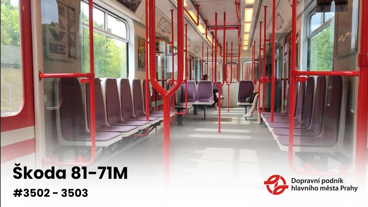 Škoda 81-71M - #3502-3503 - DPP | MHD Praha - YouTube