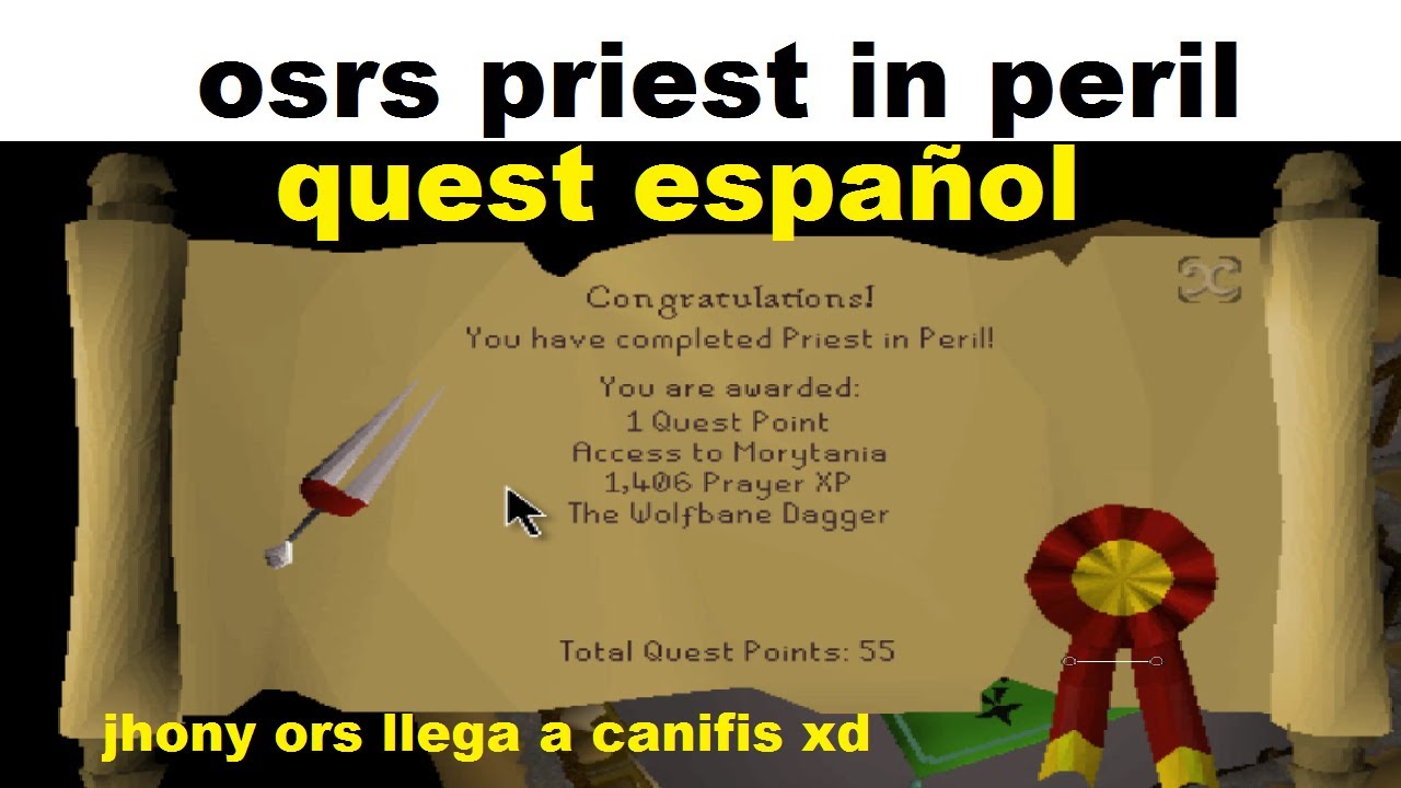 OSRS priest in peril español 2022 - YouTube