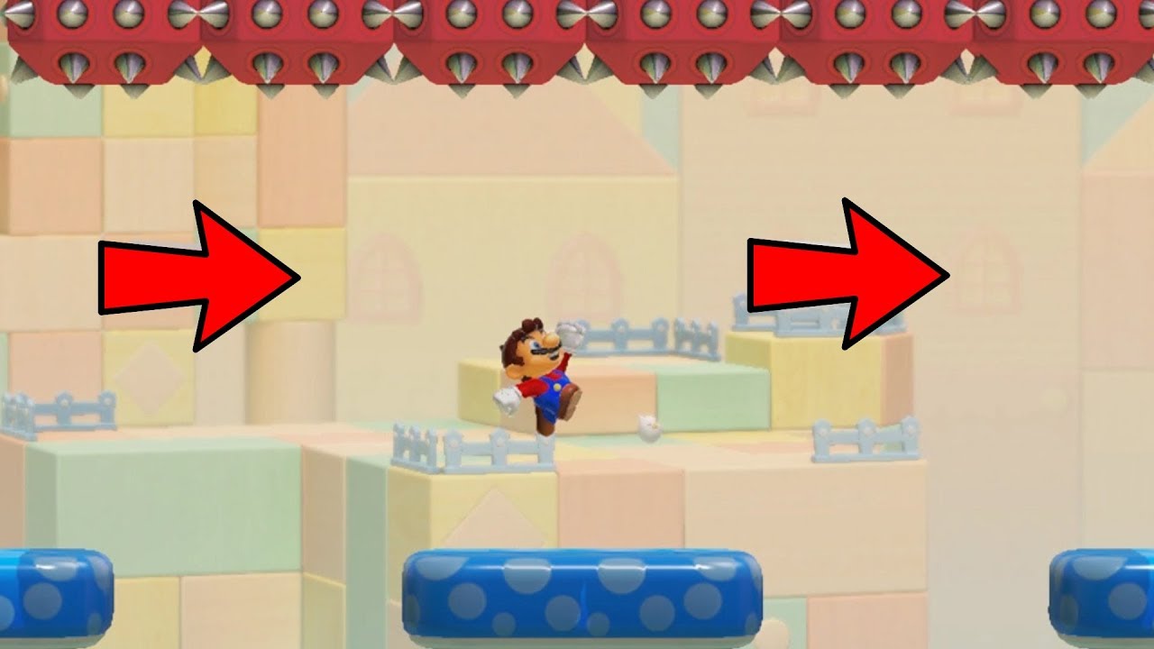 Super Mario Maker 2 🔧 Trampoline Jumper - YouTube