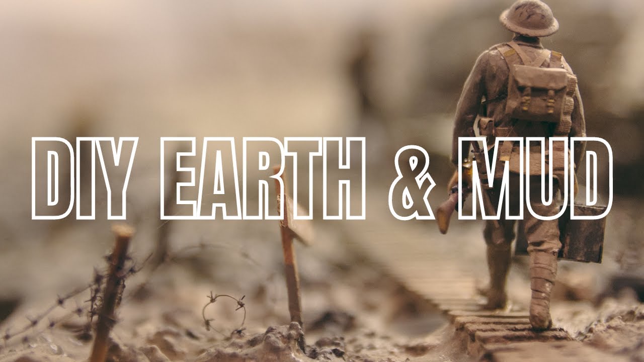 DIY Earth and Mud, Easy Tutorial, Scale Modeling on a Budget! - YouTube