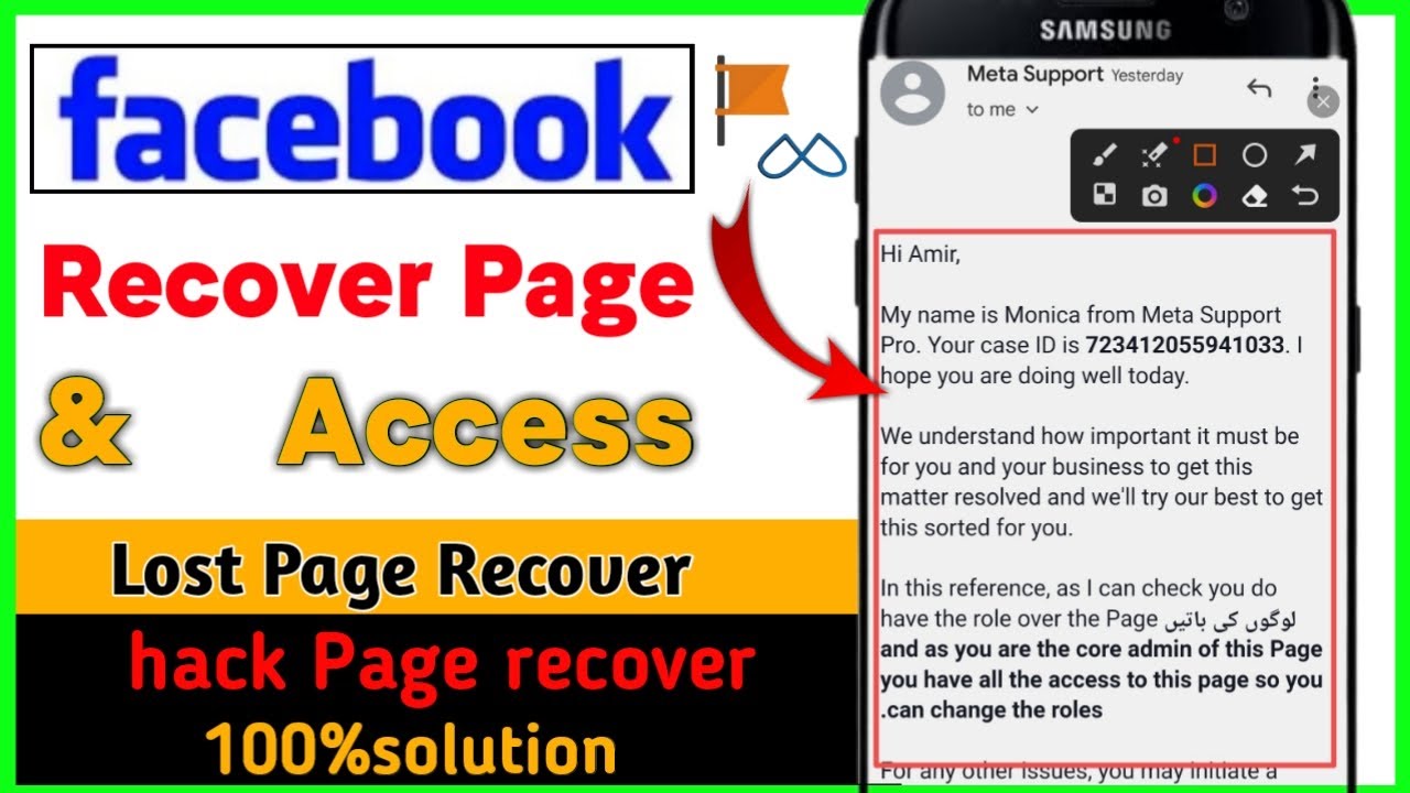 Recover facebook page|| How to recover facebook page|| Facebook page ...