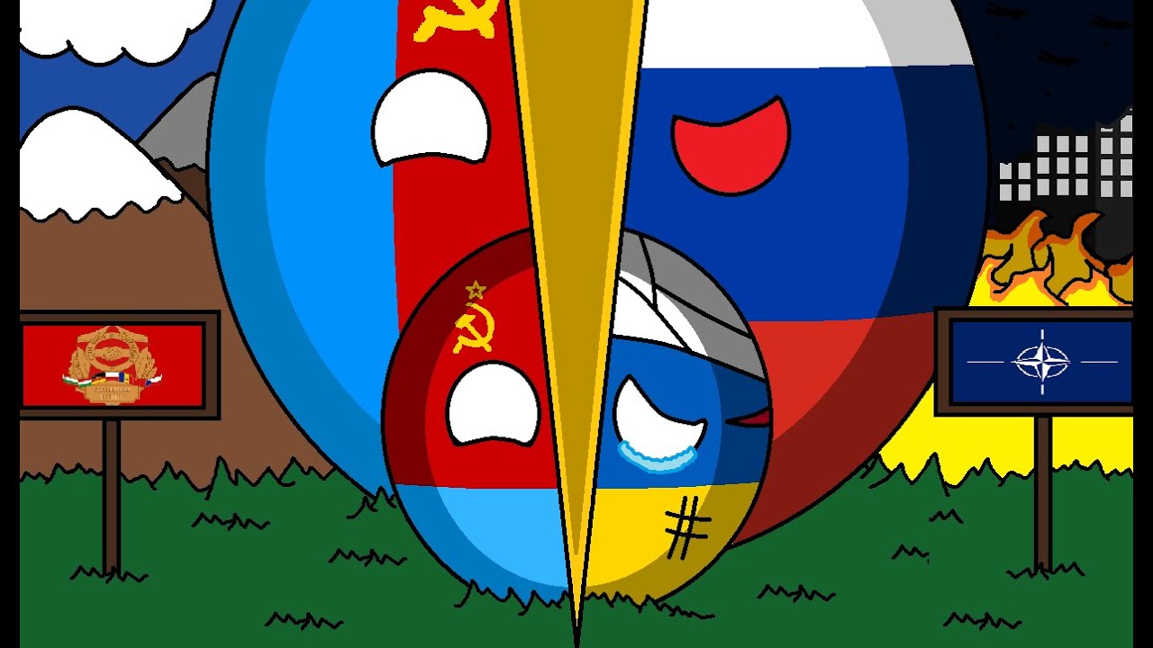 Stop the War Between the Brothers I Countryballs Russia-Ukraine - YouTube