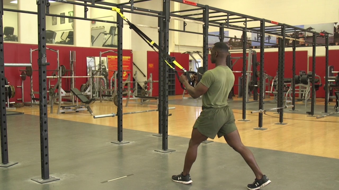 U.S. Marine Corp Fitness - TRX Split Squat - YouTube