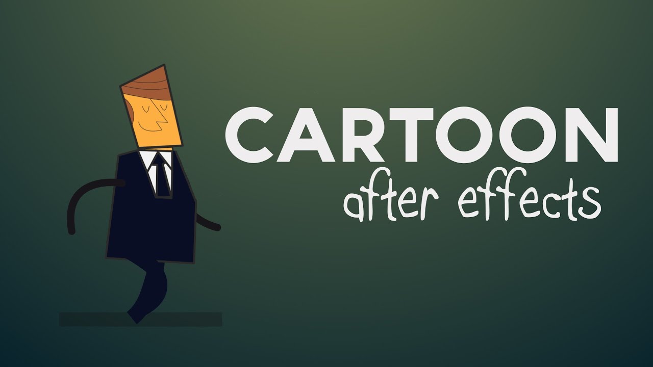 After Effects - Drawing And Animating A Cartoon - YouTube