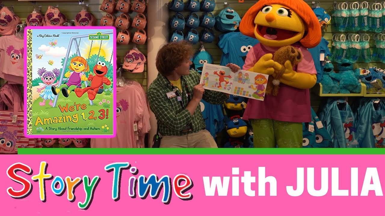 Sesame Street Meet Julia | Sesame Place Story Time - YouTube