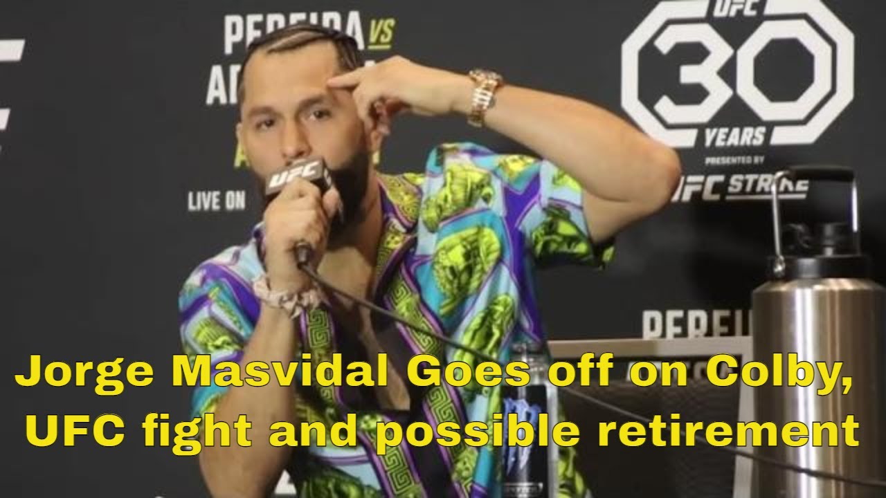 Jorge Masvidal Intense Interview over Colby Covington: ‘He Says I Gave ...