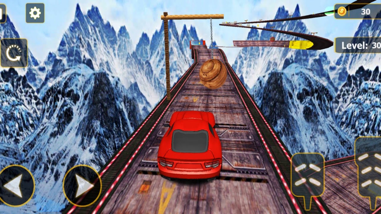 Mega Ramp Car - Impossible Car Stunt Tracks Gameplay Level 27 To 30 ...