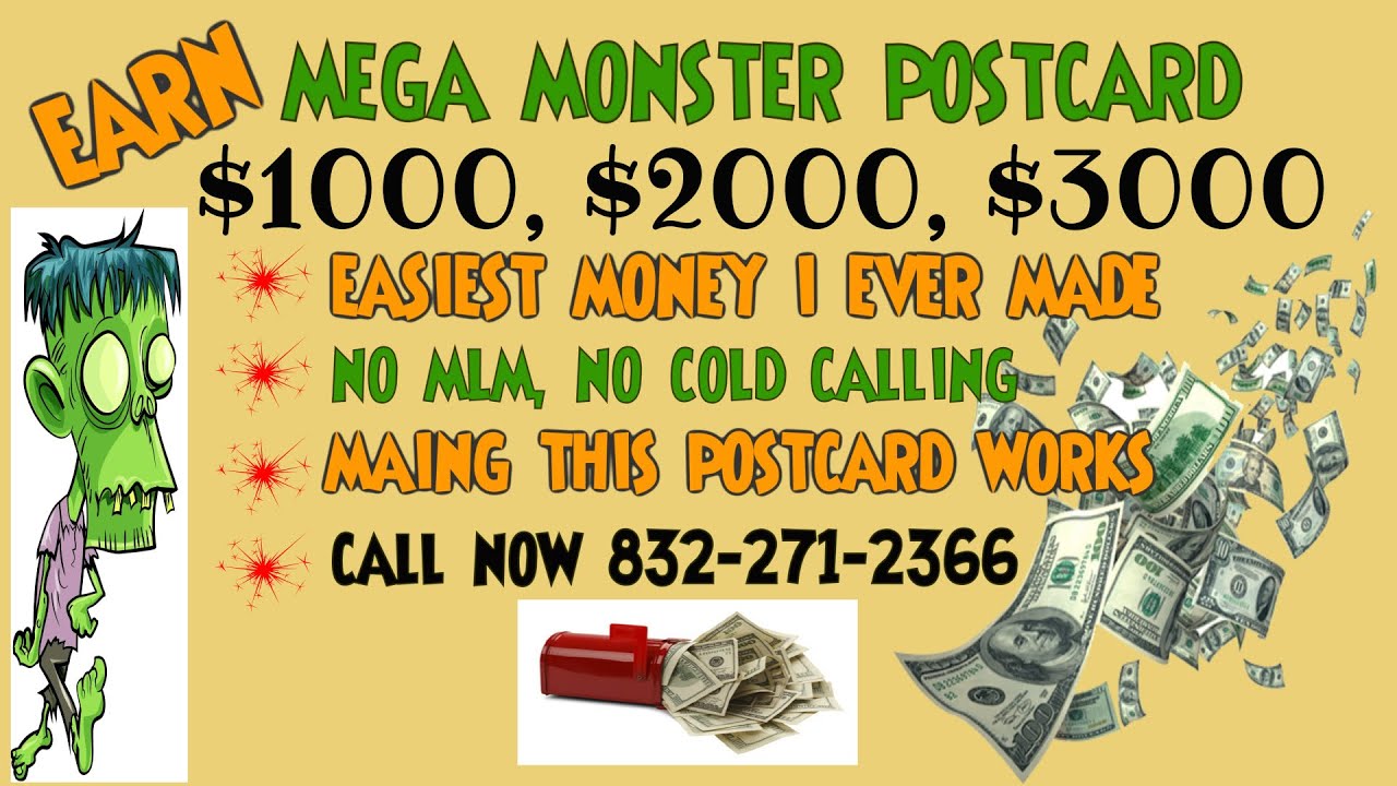 [Leverage Profits System], Work from home mail postcards, M80 Ads, i ...