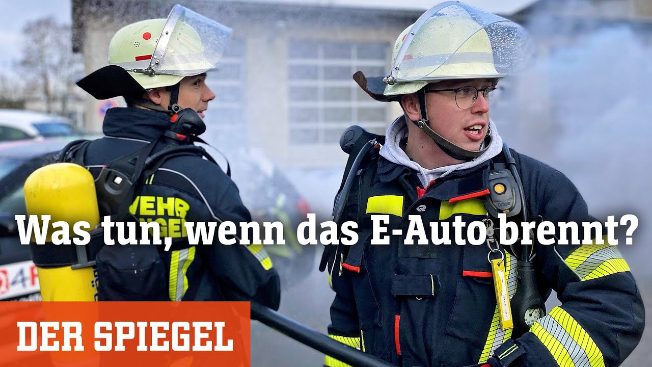Brennende Elektroautos: Was tun, wenn das E-Fahrzeug brennt? | DER ...