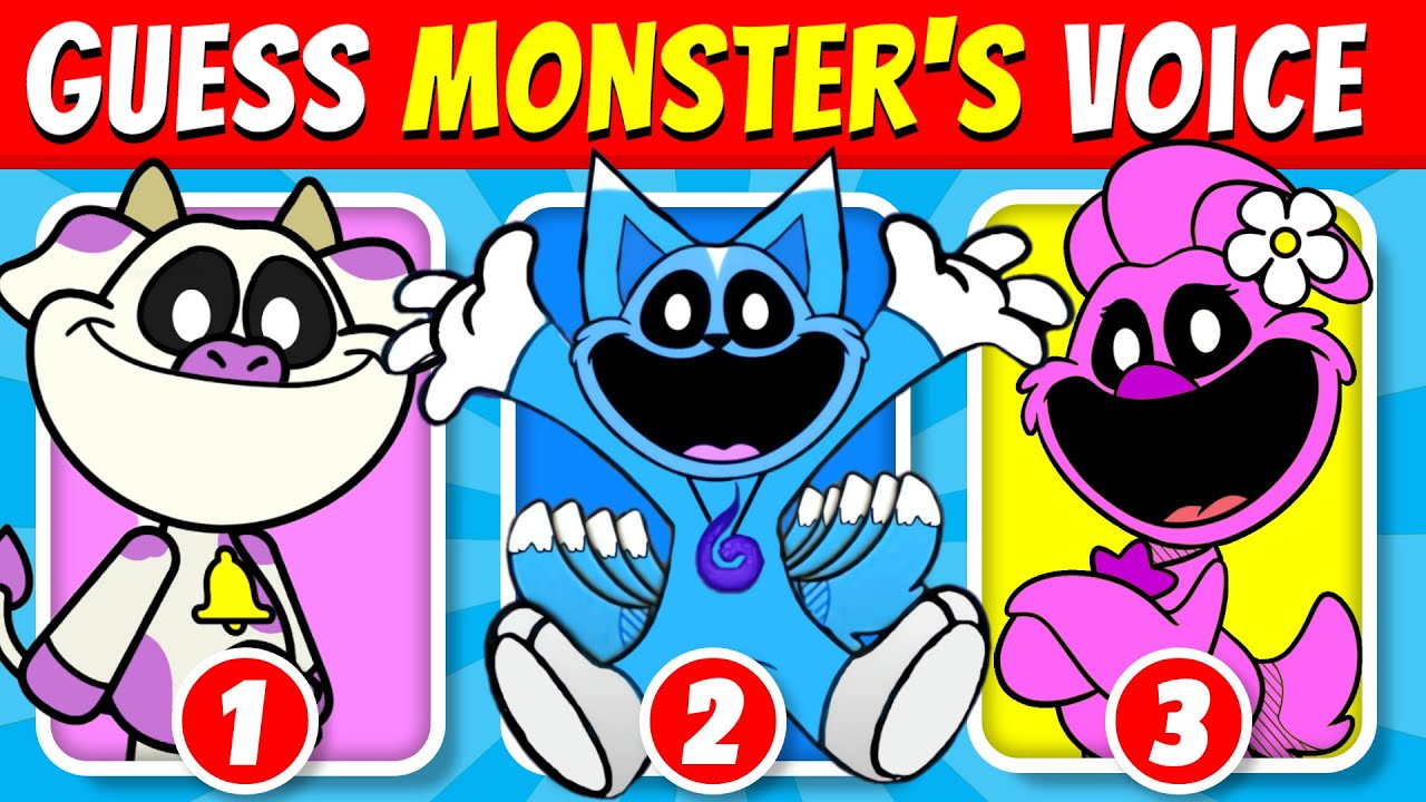 🎵🎤🔊Guess the Smiling Critters Voice (Poppy Playtime Chapter 3 ...