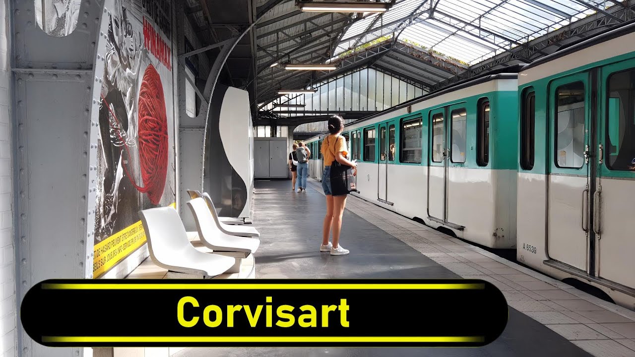 Metro Station Corvisart - Paris 🇫🇷 - Walkthrough 🚶 - YouTube