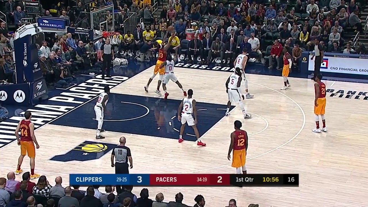 Myles Turner drop step finishes vs mismatches - YouTube