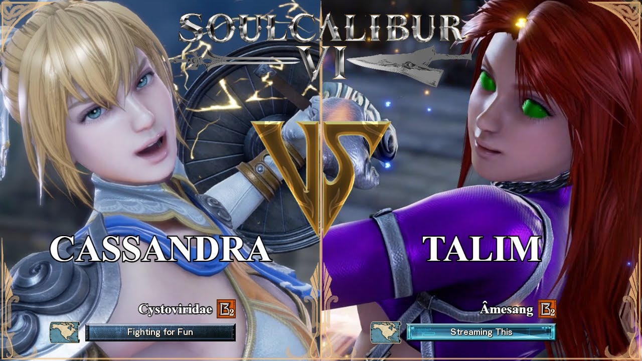SoulCalibur VI — Cystoviridae (Cassandra) VS Amesang (Talim) | Xbox ...
