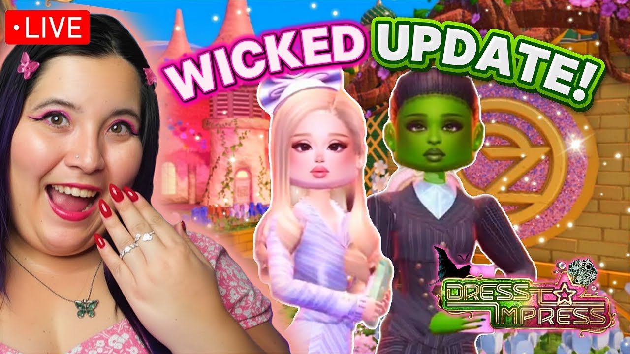 🔥 NEW WICKED UPDATE in DRESS TO IMPRESS! JOIN FOR 2 NEW CODES! (LATER ...
