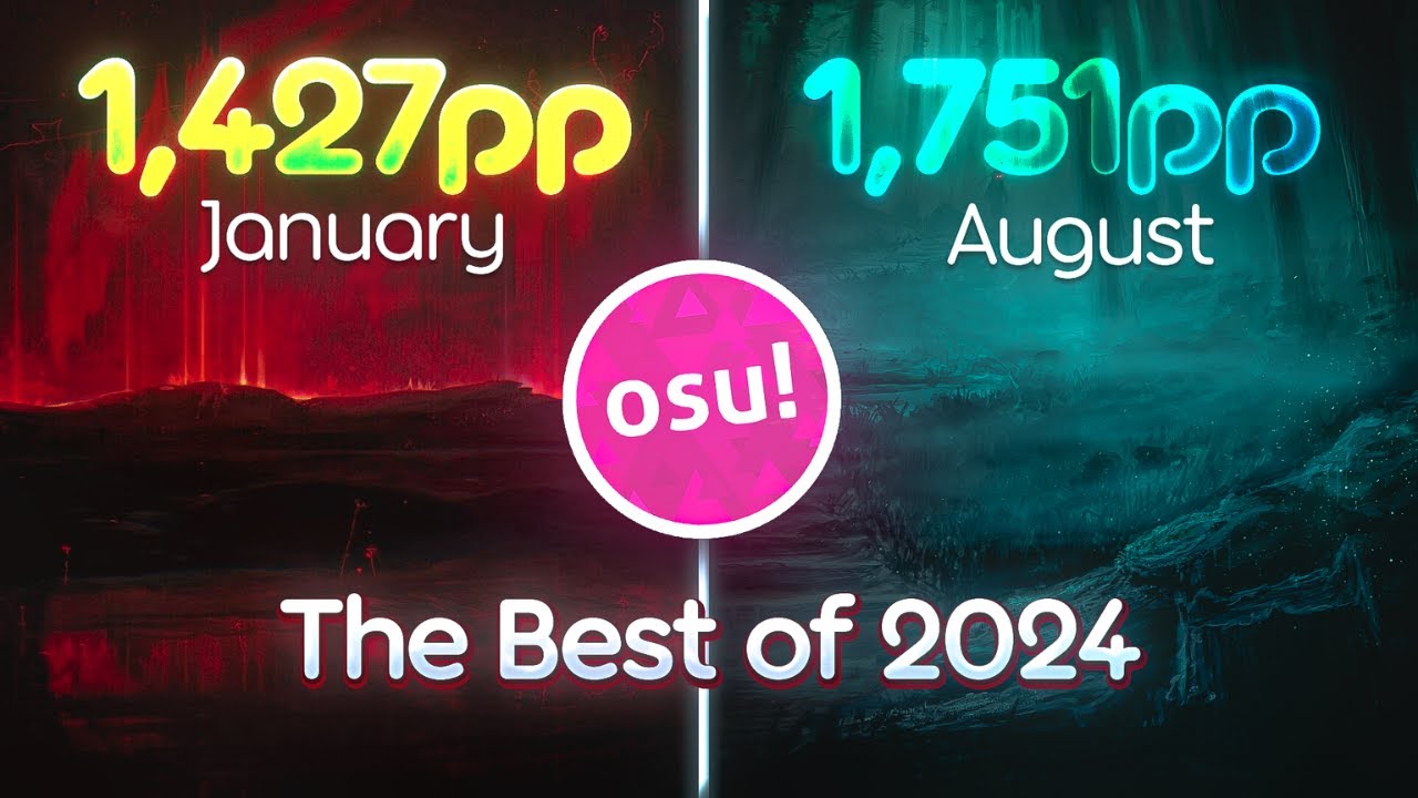 Highest osu! PP Scores of Each Month in 2024 - YouTube