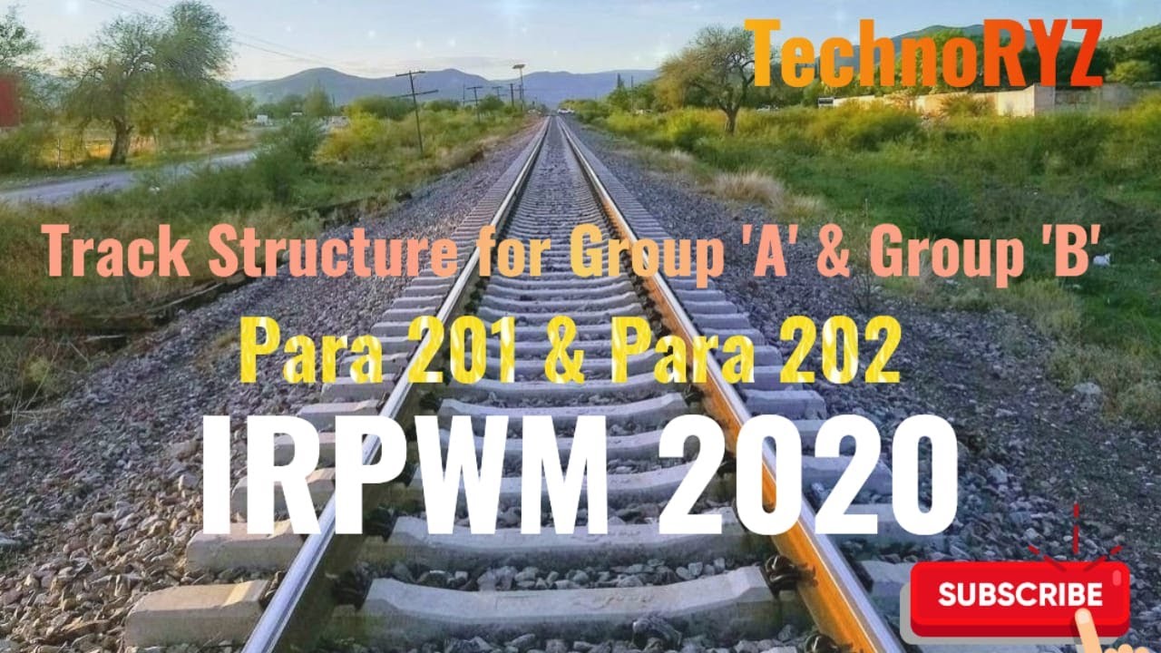 Para 201 (Classification of Lines) & Para 202 (Track Structure for ...